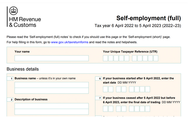 Self Employed Tax Return In The Uk A Step By Step Guide Businessmole