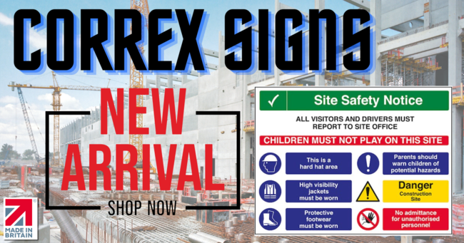 New Correx Signage from SafetySigns4Less: Enhancing Construction Site ...