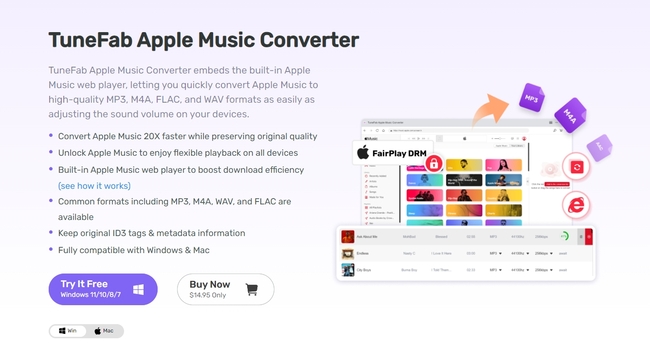 TuneFab Announces V4.0.0 Update for Apple Music Converter, Significantly Improving User ...