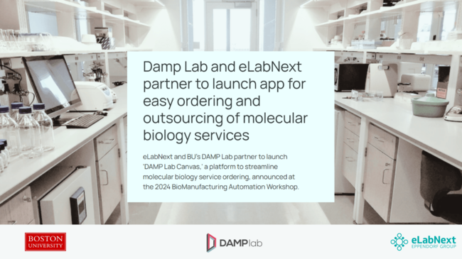 DAMP Lab and eLabNext Join Forces to Simplify Molecular Biology Service Orders - BusinessMole